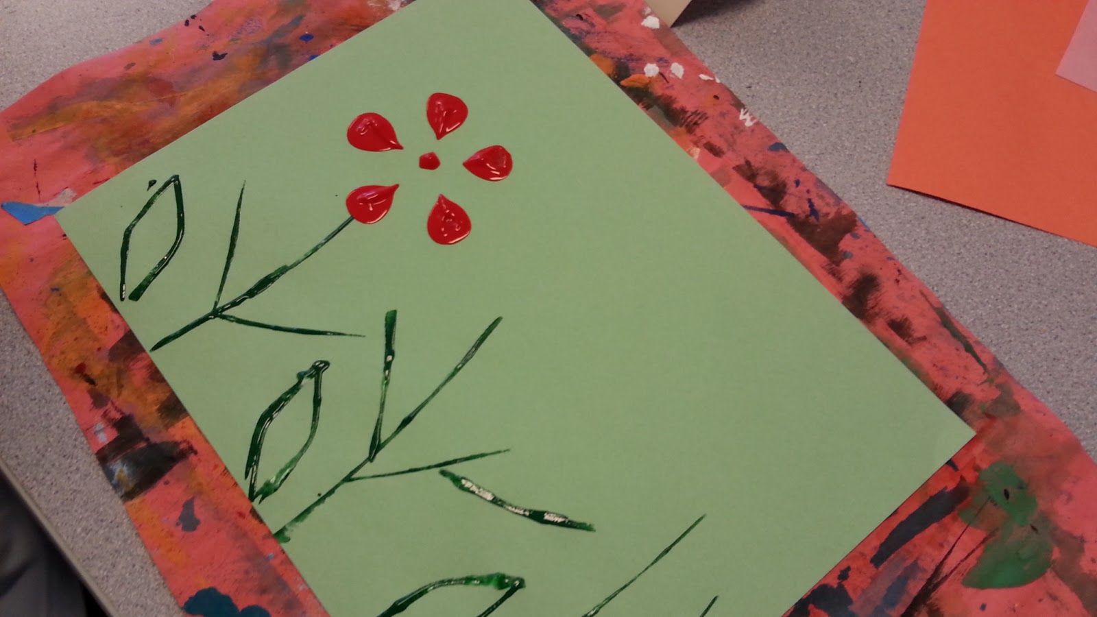 a faithful attempt: Printmaking Flowers