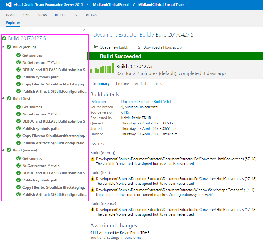 Hello This Is A Heading Tfs 2015 Build Configurations And Config Transforms