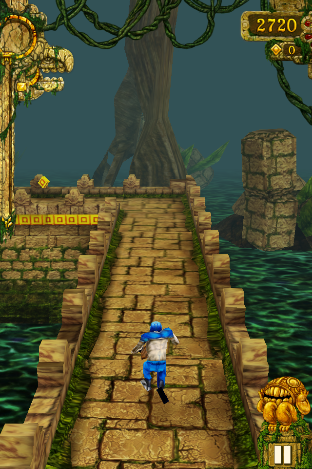 MY BLOG: iOS game - Temple Run