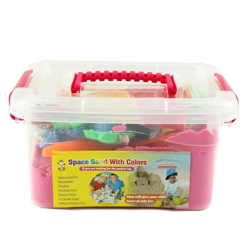 kids love style: DIY Kinetic Space Sand With Colors (2kg)