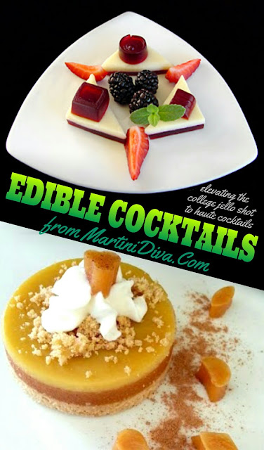 The MARTINI DIVA: EDIBLE COCKTAILS - Jello Shots for Grown Ups