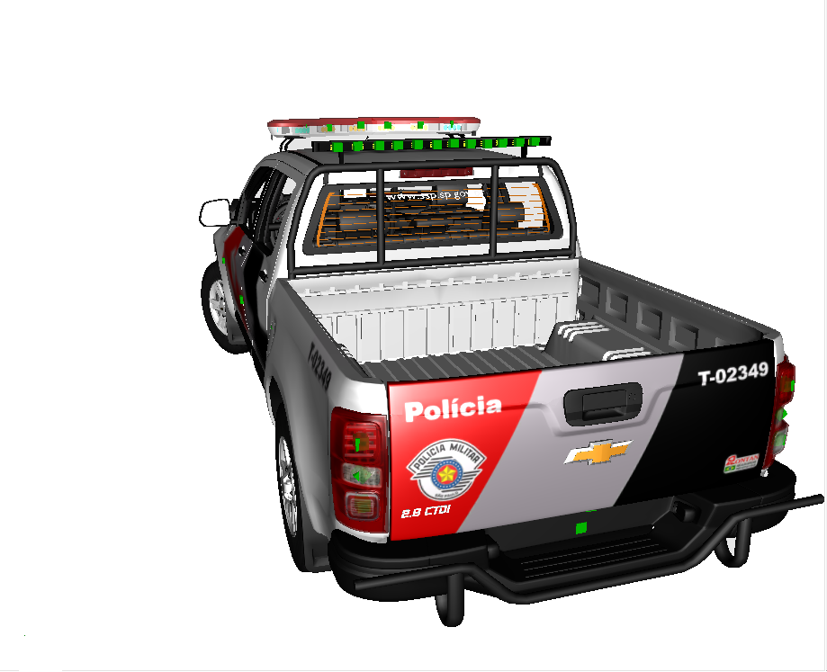 TATICO A QTI: Chevrolet S10 2017 CPTran PMESP By Lucas Nogueira e Severino