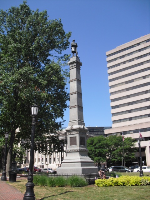 Photo-ops: Sculptures of Springfield: Civil War Monument (Court Square)