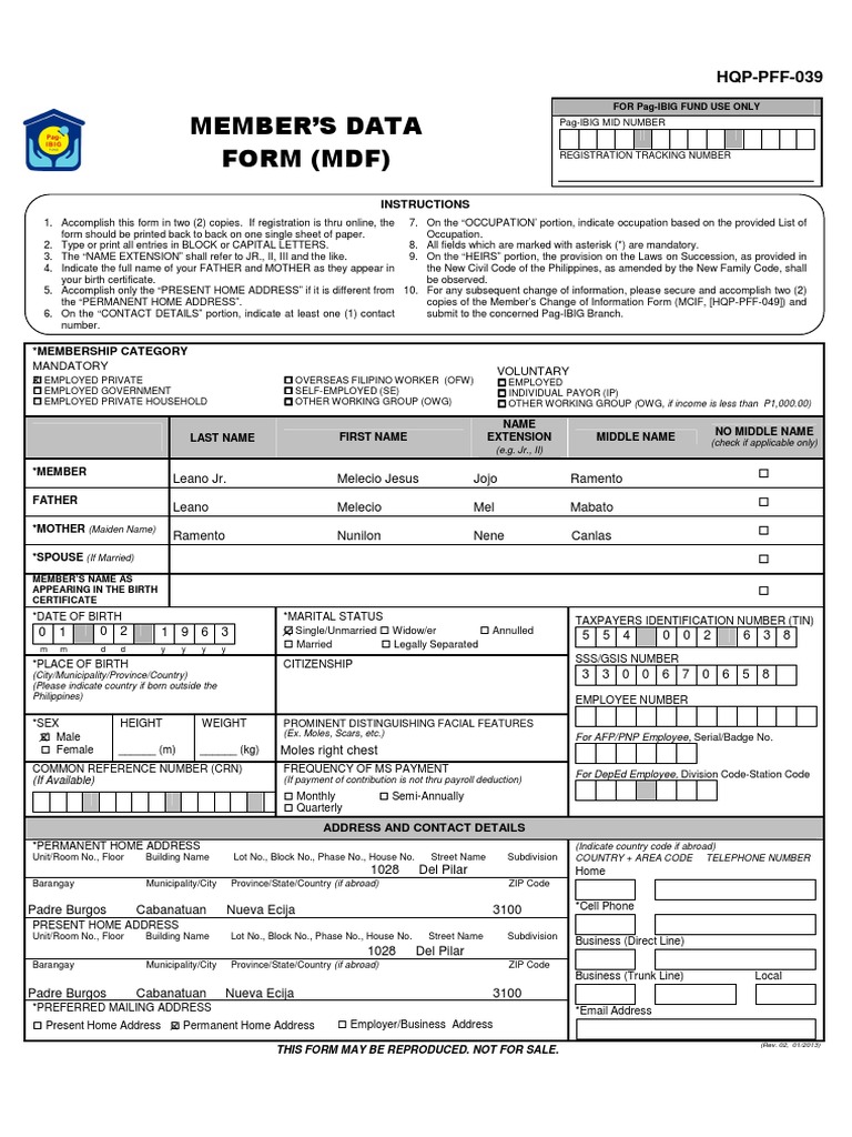 Pag Ibig Mdf Form Philippin News Collections pag-ibig-mdf-form-philippin-news-collections