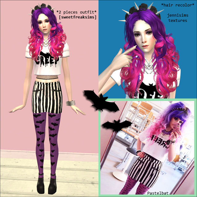 Sweet Freak Sims 2: AF "Oh my pastel goth!" PACK 1 sims 2