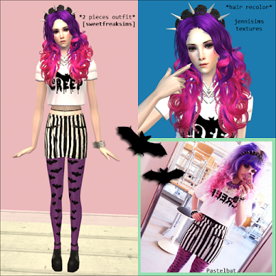 Sweet Freak Sims 2: AF "Oh my pastel goth!" PACK 1 sims 2