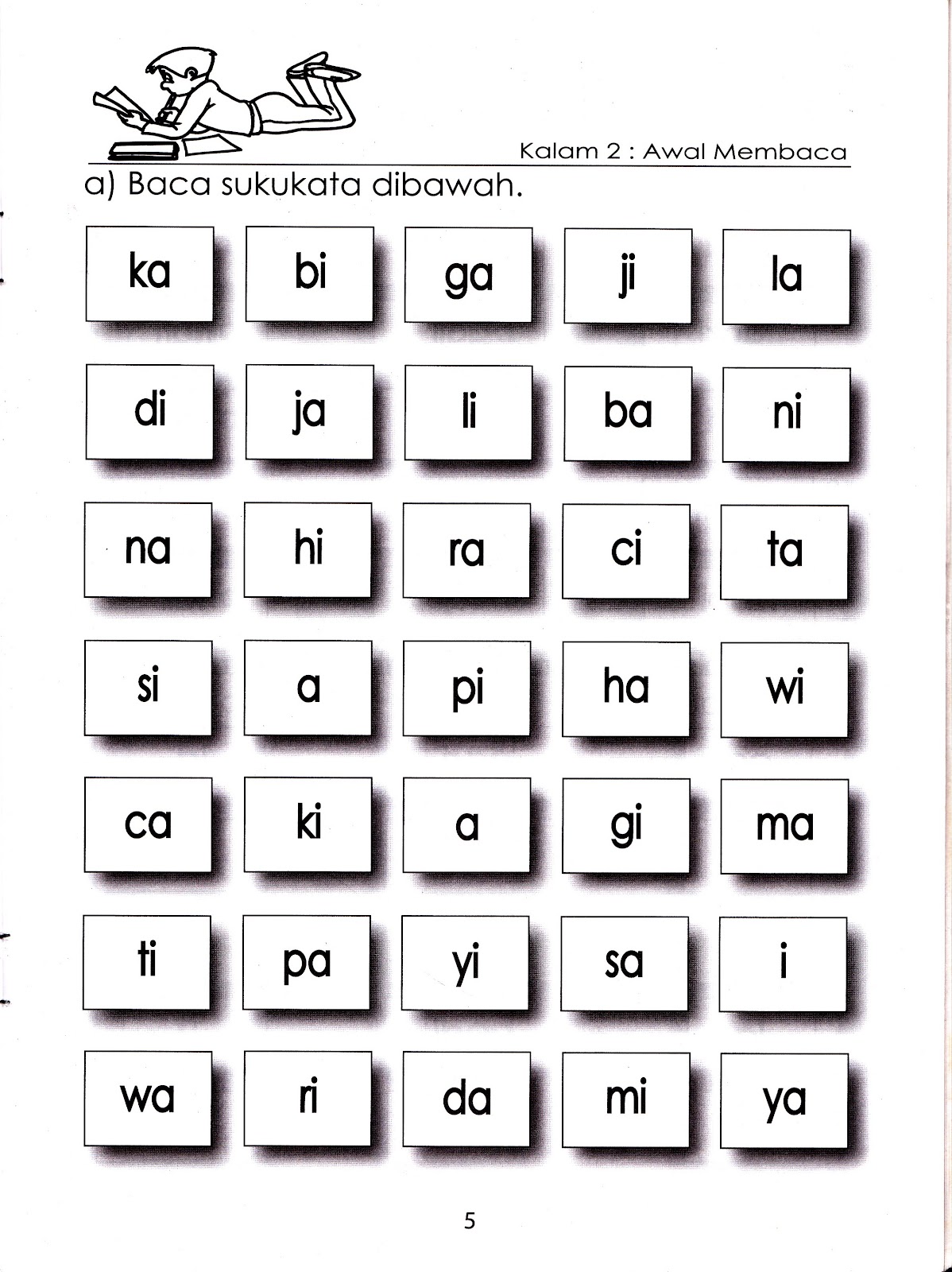 Senorok Membaca ABC: KALAM 2 ( Awal membaca )