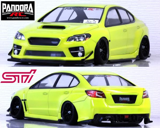パンドラRC「SUBARU WRX STI ボディ」登場|ラジコンもんちぃ - オフロード/オンロード/ドリフト ラジコンニュース