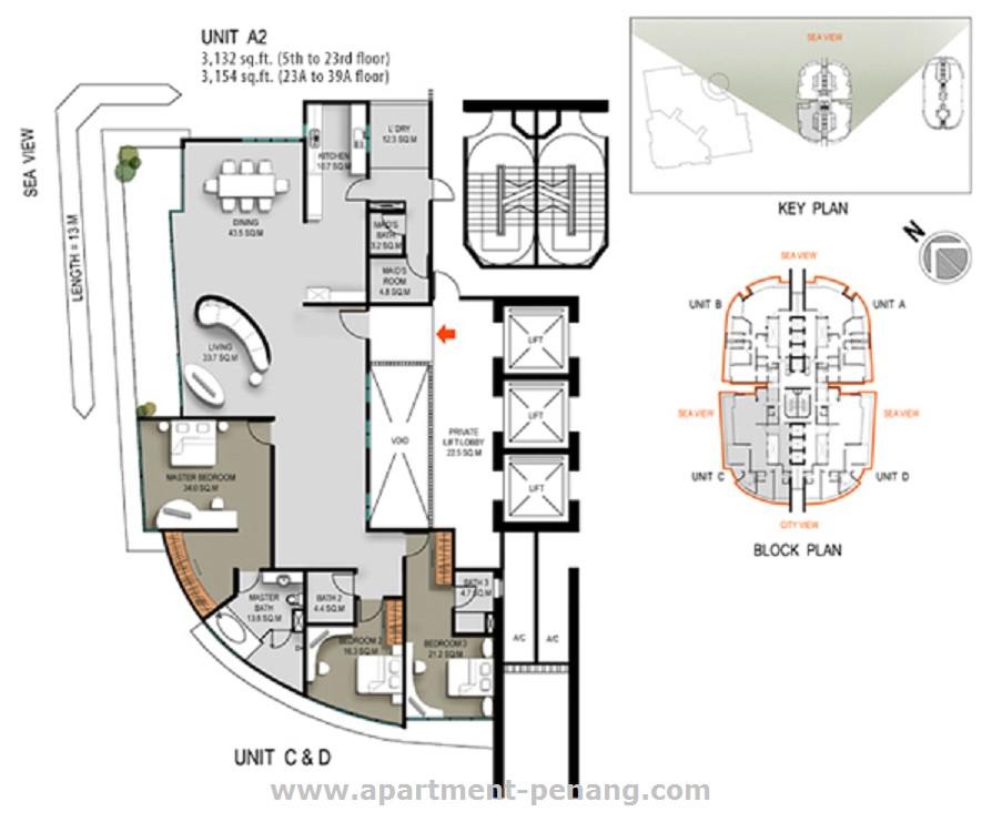 Gurney Paragon Residences Penang Property | Penang.MalaysiaCondo.com