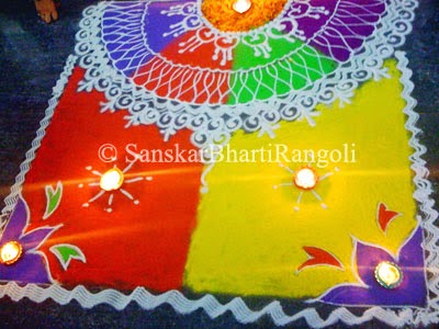 New Galicha Rangoli - Sanskar Bharti Rangoli