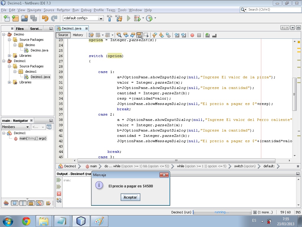 Virus Beningno II: Programas Java V2