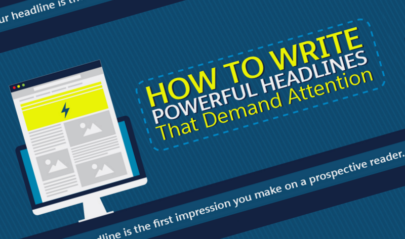 How to Write Powerful Headlines that Demand Attention - #infographic