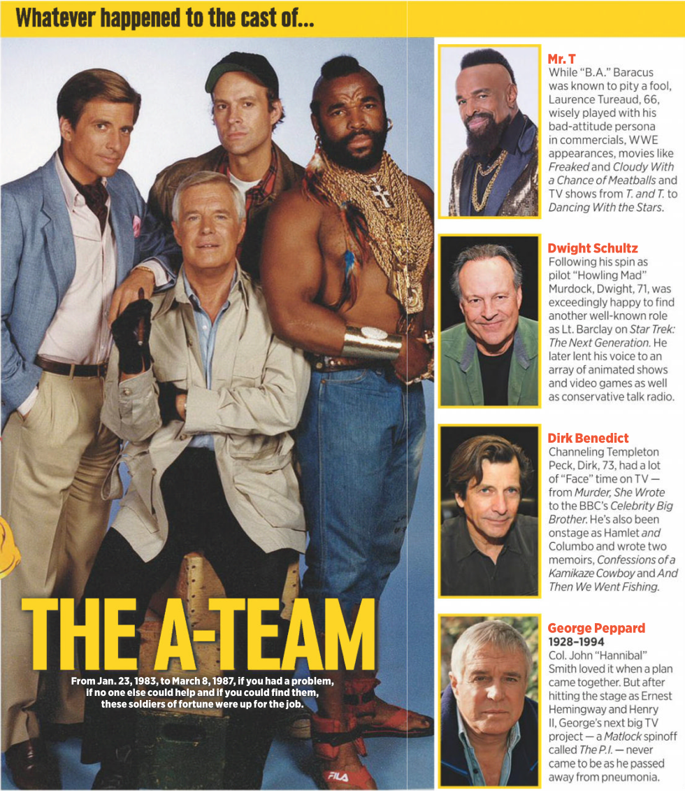 The A Team Tv Show Characters