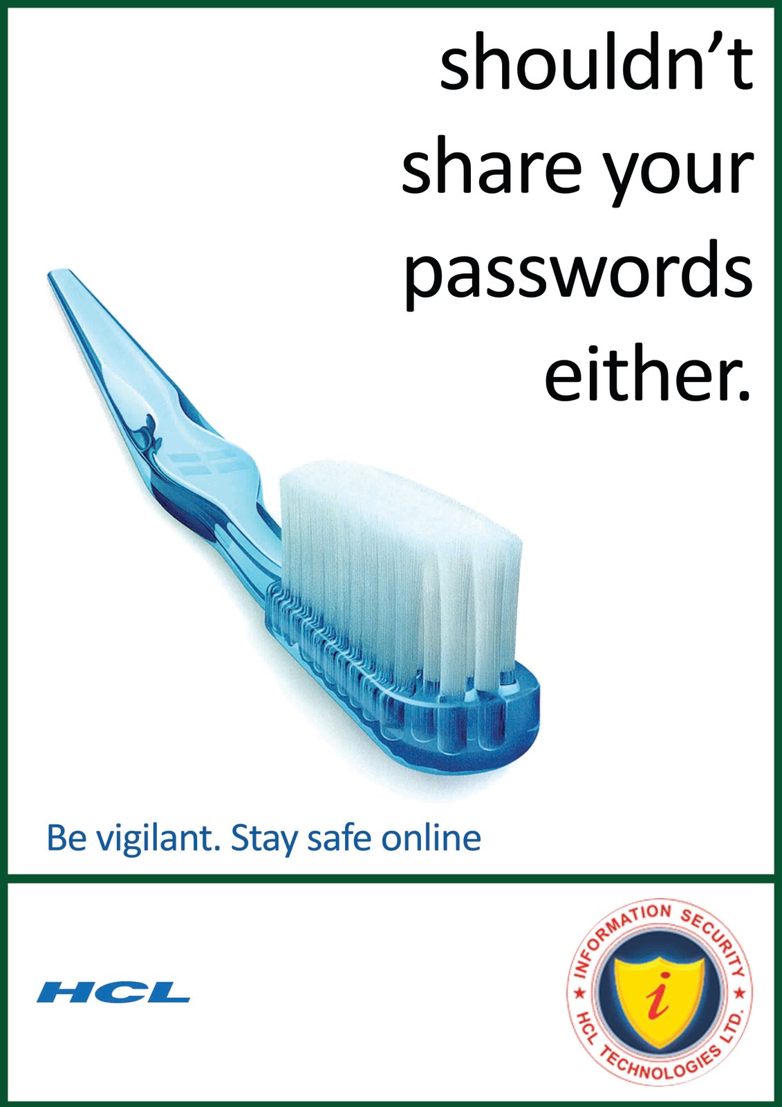 SARAVANAN WORKS: INFORMATION SECURITY POSTER