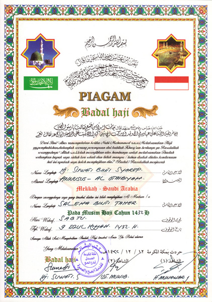 Syarat Sah Badal Haji | Alsha Tour Umroh Murah 2015-2016 hub.021-33114048