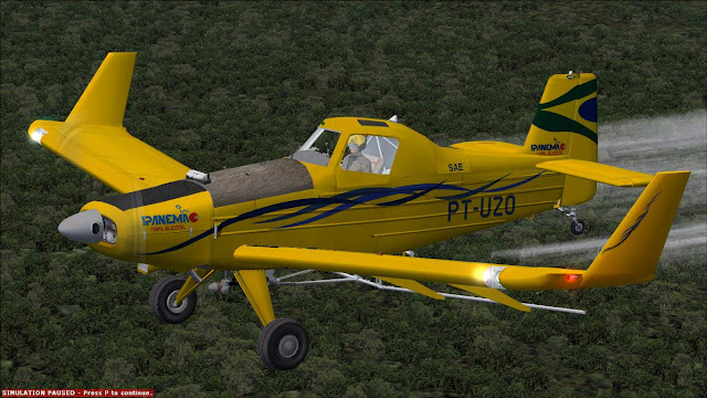 Texturas Brasileiras: Embraer EMB-202 Ipanema PT-UZO