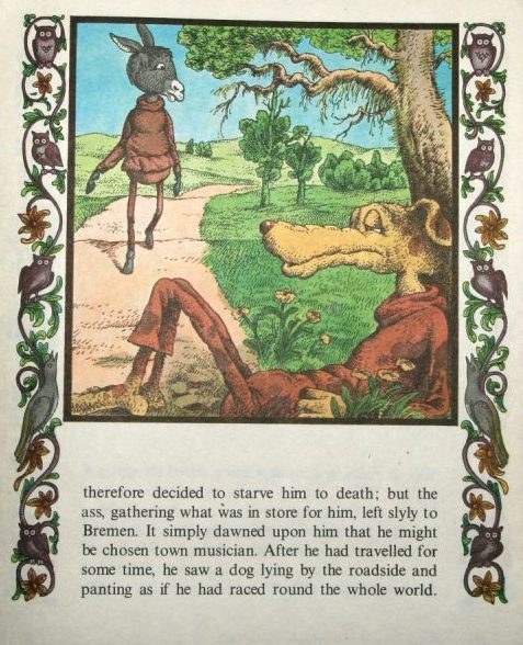 Anemone: Vasile Olac - The Musicians of Bremen illustrations