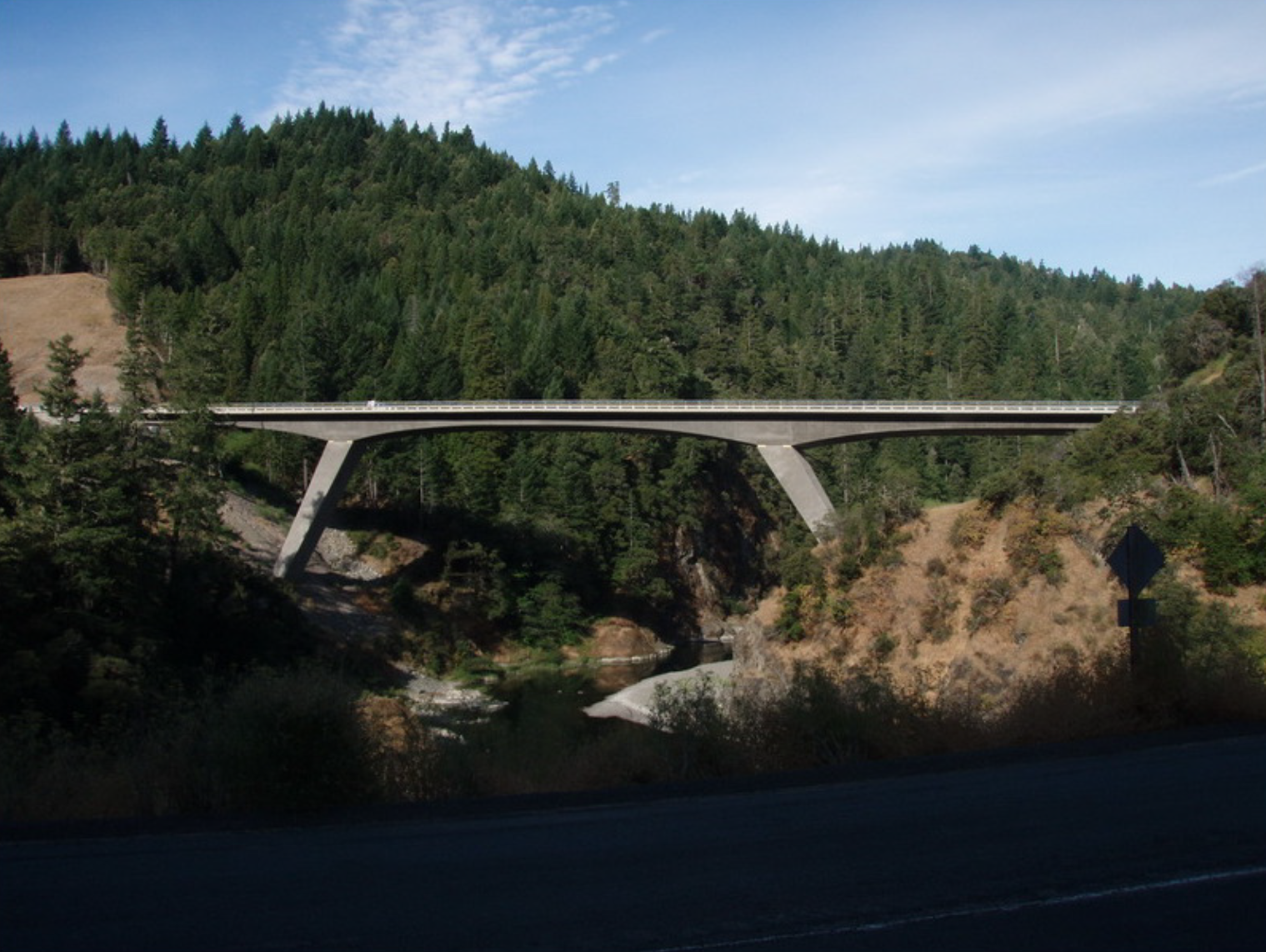 Bridge of the Week: Mendocino County Bridges: Confusion Hill Bridges ...