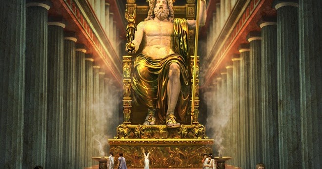 OLHANDO DA JANELA DO TREM: ESTÁTUA DE ZEUS / GRÉCIA