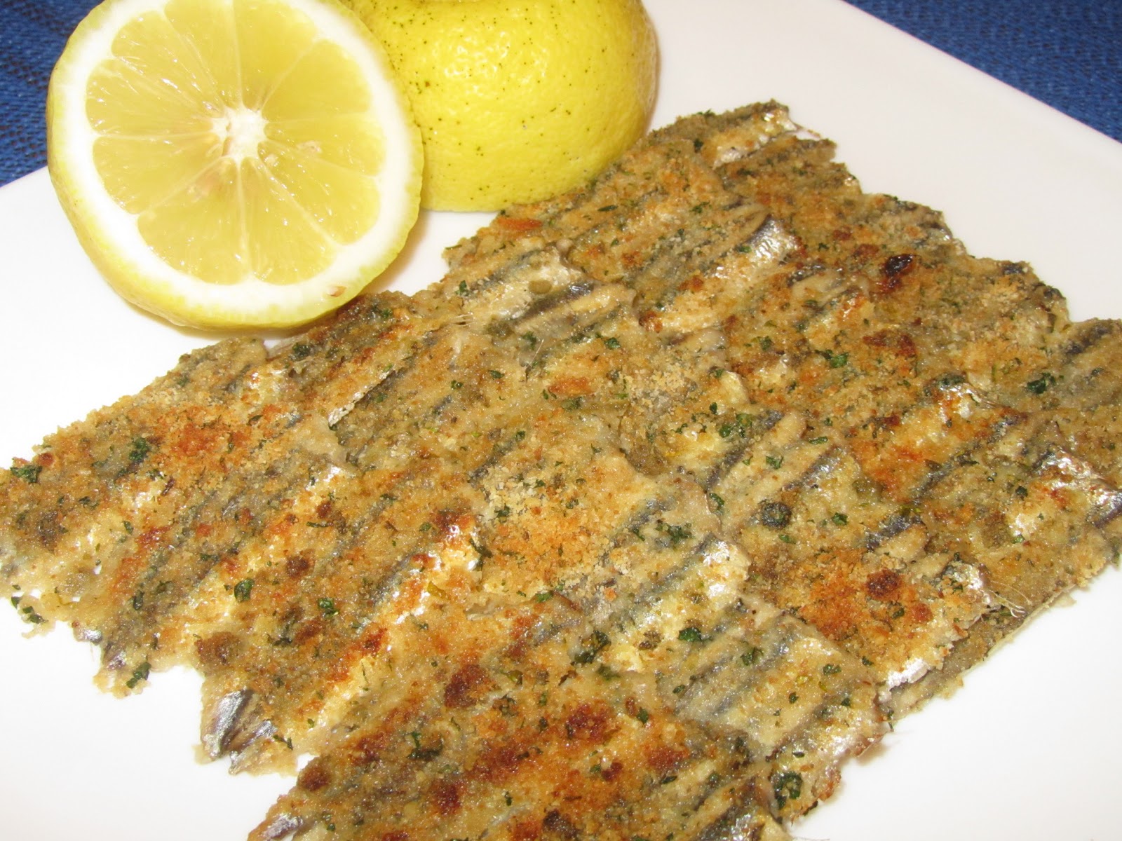 Cook a bit .....or a bit of a cook: Anchovies fillets "al Gratin"