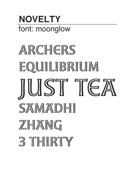 kingy mad hatters tea party: Kelly, Rosie & Tim: Novelty Fonts