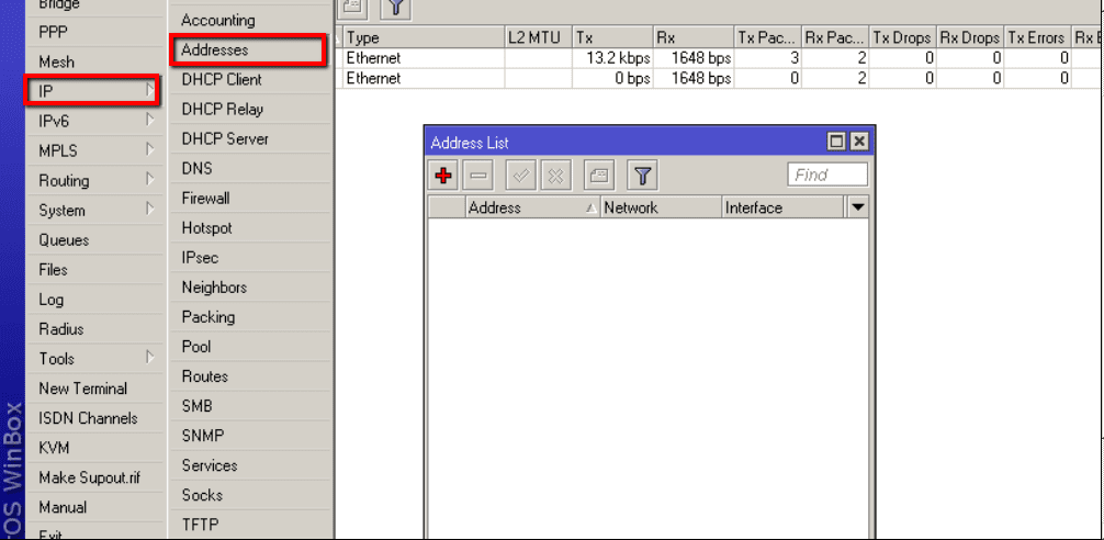 شرح خطوات اعداد برنامج Winbox فى سيرفر المايكروتك Mikrotik [الجزء الاول]