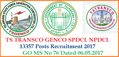 TS GENCO Recruitment Notification 2017 - 13357 AE,AEE, Junior Lineman ...