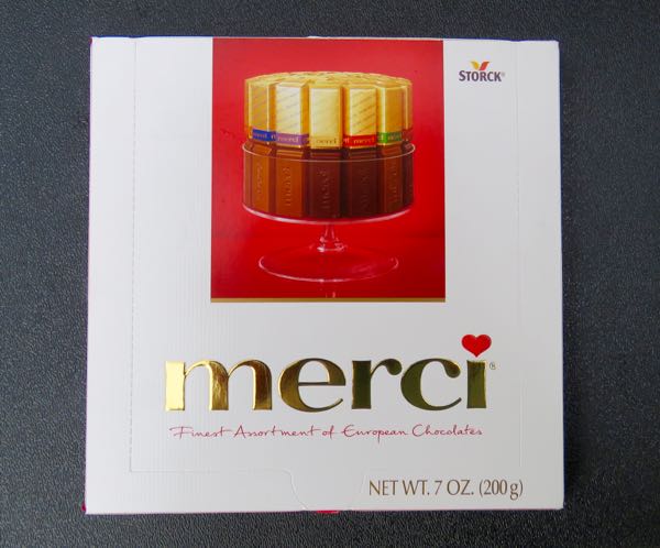 Chocolate Banquet: August Storck - Merci Marzipan dark chocolate bar ...