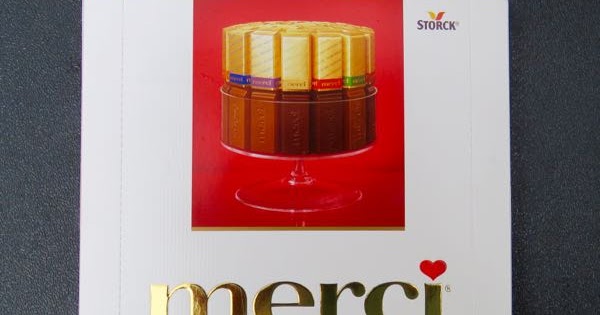 Chocolate Banquet: August Storck - Merci Marzipan dark chocolate bar ...