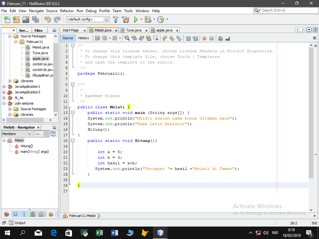 cara membuat kelas pada aplikasi Netbeans: cara membuat kelas pada ...