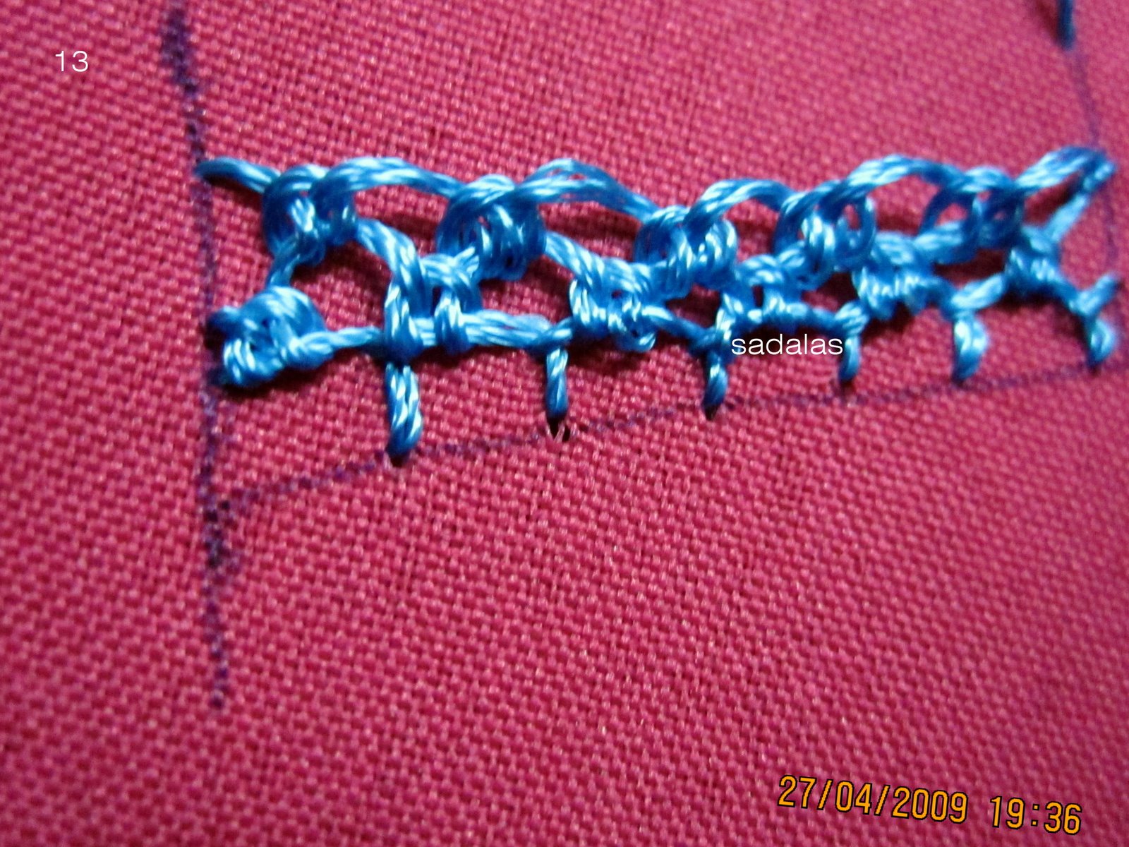 Sadala's Embroidery: Tutorial: Net Knots