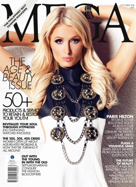 Fashion Media PH: THE Paris Hilton stars on the cover of Mega Magazine ...