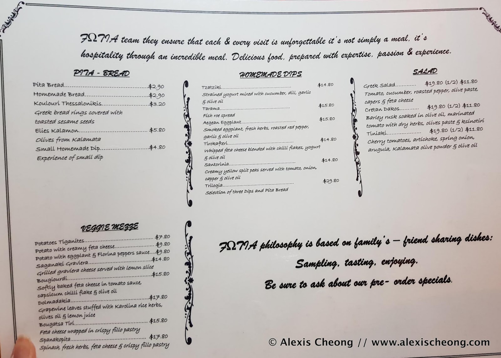 Greek restaurant review: Fotia at 28 Duxton Hill, Singapore 089610 ...