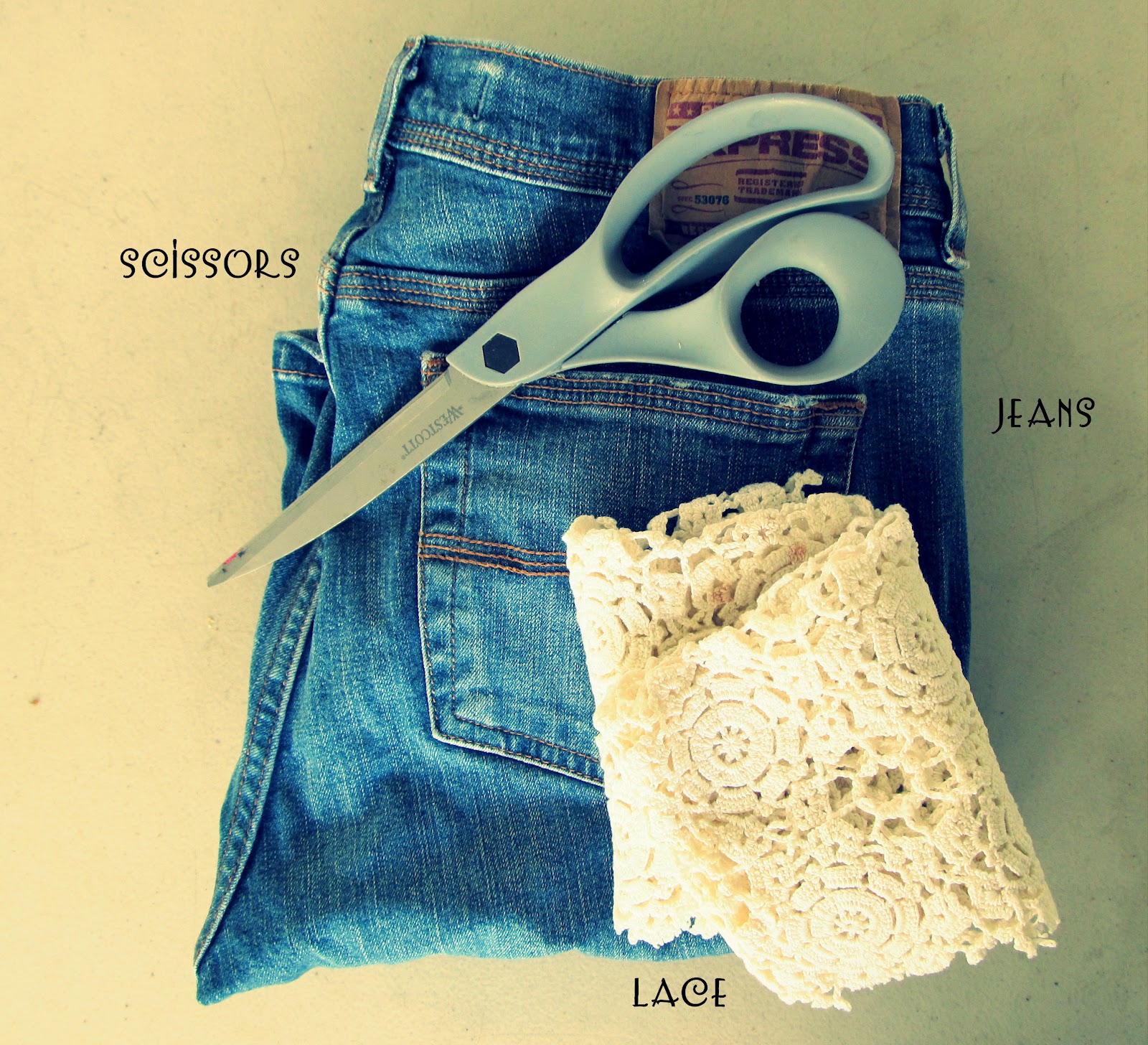 WobiSobi: Lace Cuff Jeans, Revisited