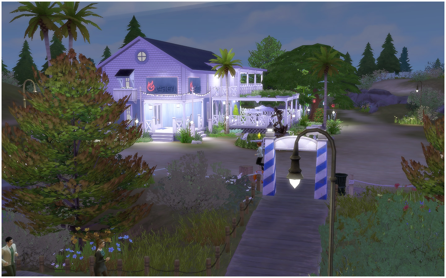 Island Lighthouse - Nightclub - The Sims 4 - Via Sims