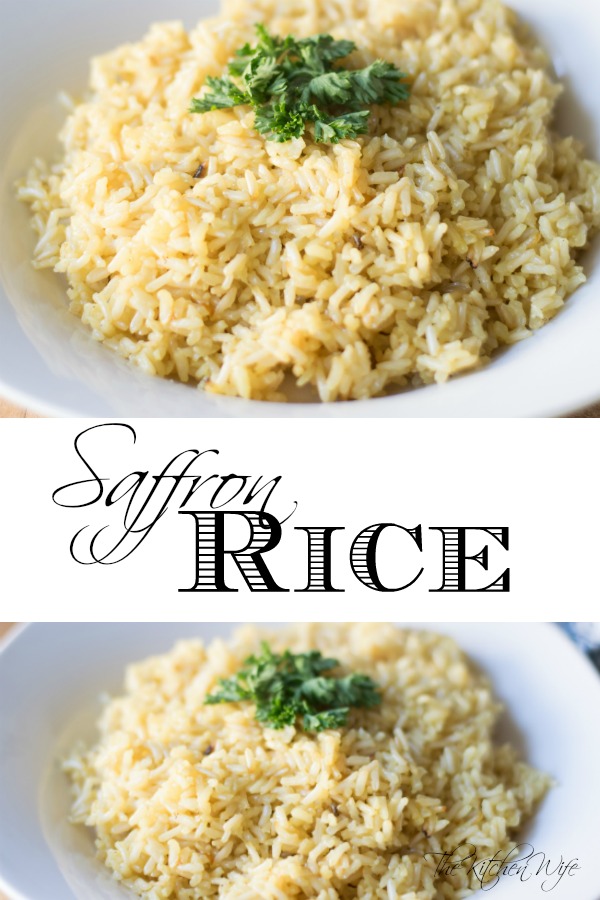 Saffron Rice Recipe - The Kitchen Wife
