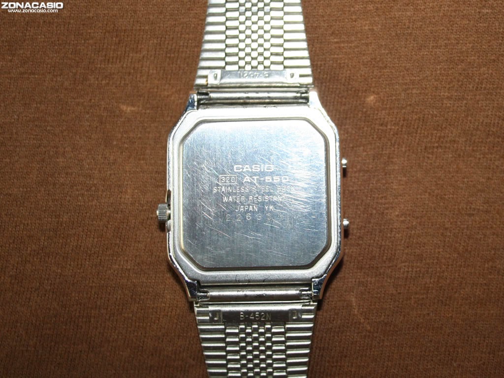 Zona Casio: Casio AT-550: el reloj táctil y ana-digi, cuando los ...