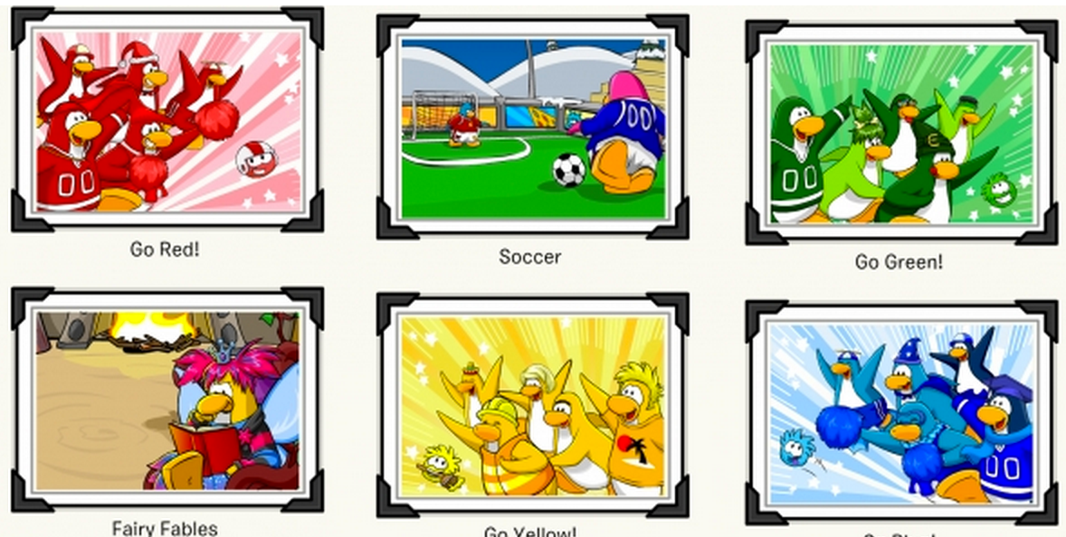 Club Penguin: Postcards!