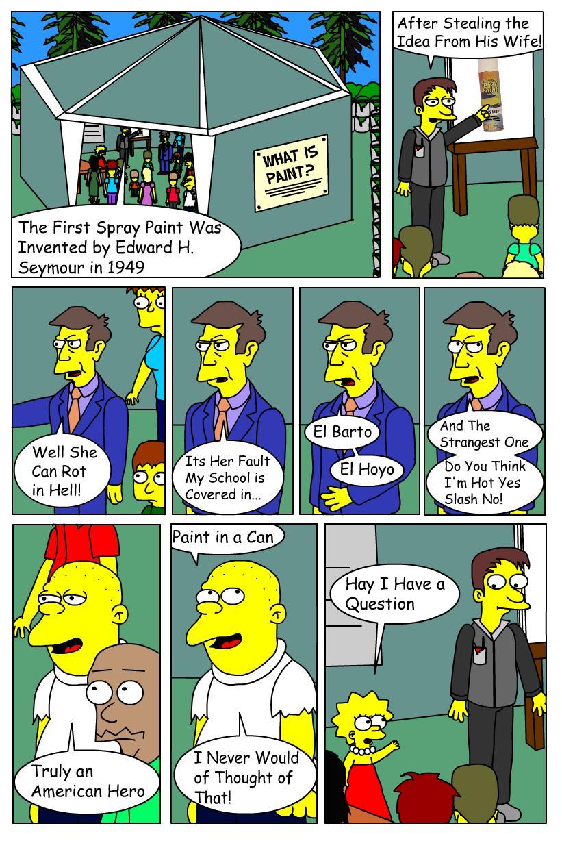 Mike L's Examples of Work: Simpson Fan Comic Act 1