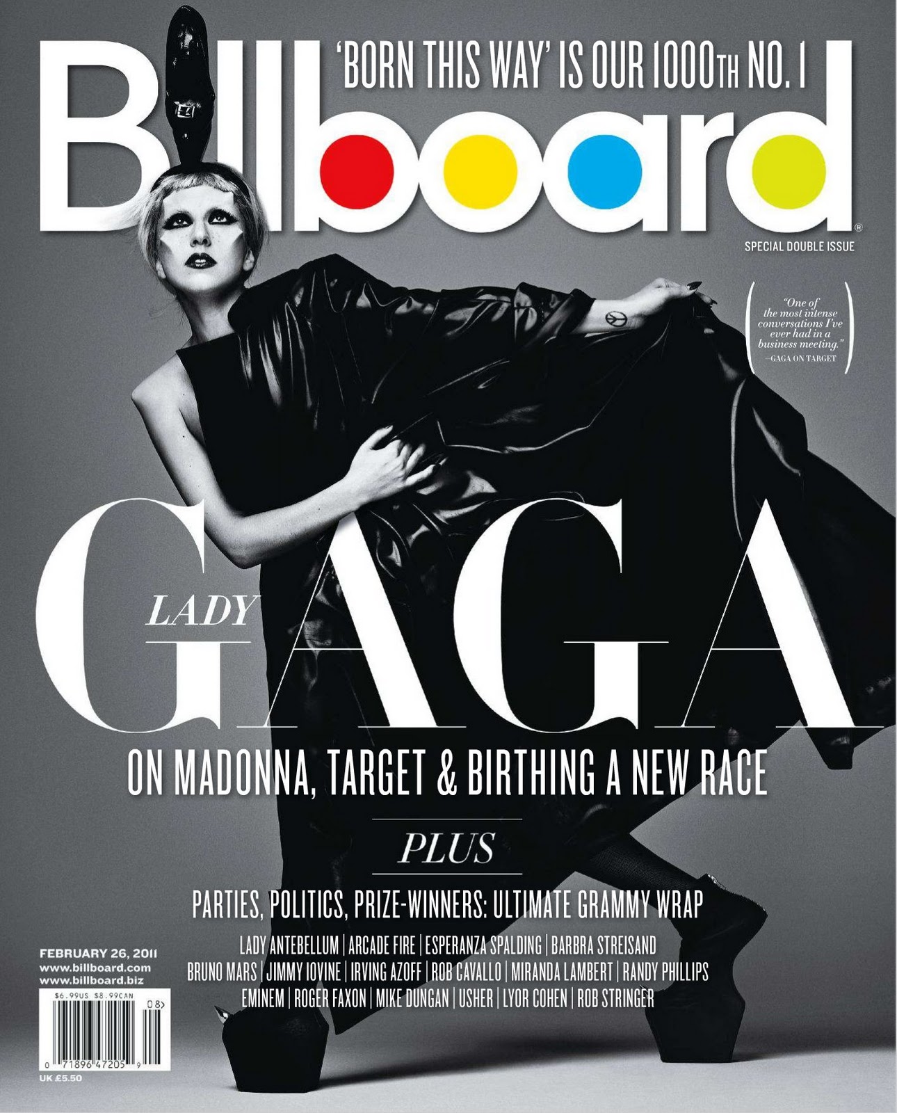 Gaga This Way.: Scans en HD de la revista 'Billboard'.