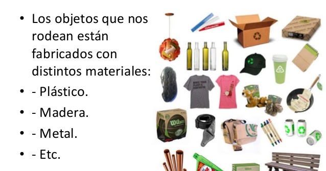 CRECIENDO Y APRENDIENDO: LOS MATERIALES