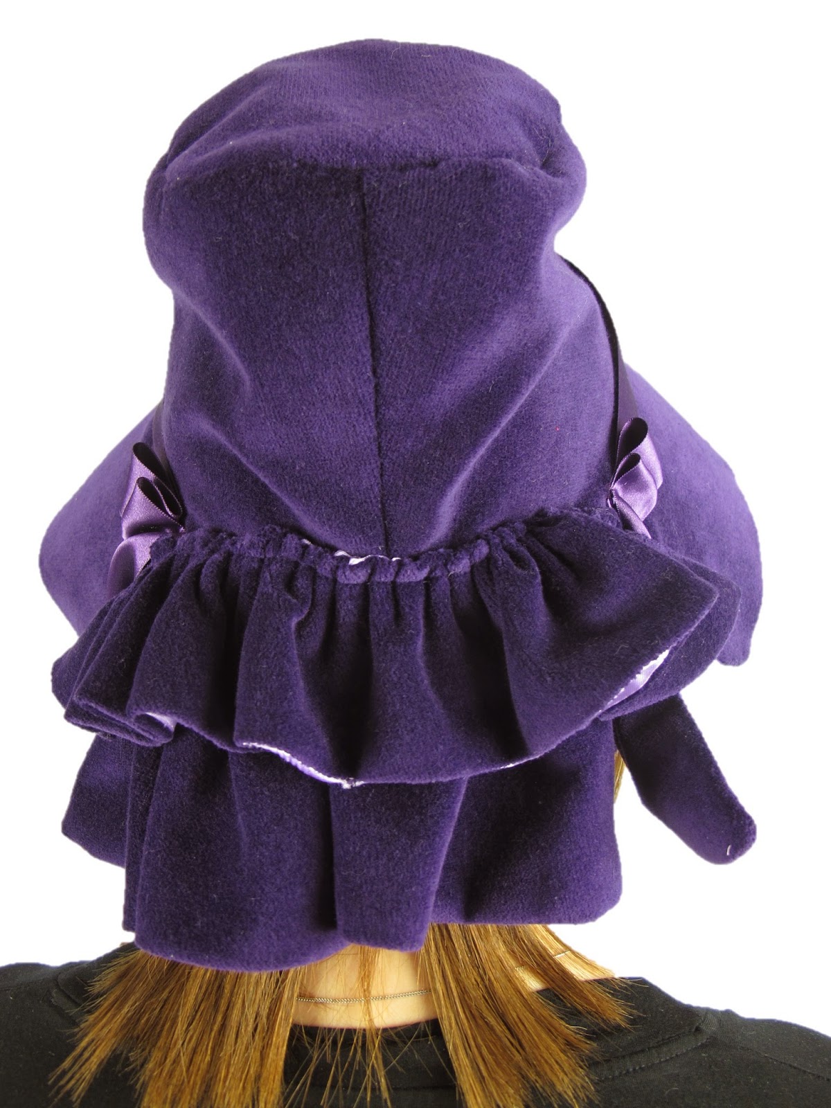 SEW SPECIAL: Purple Velvet Bonnet
