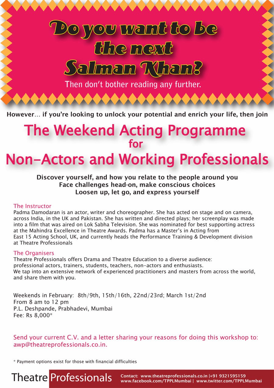 QTP The Script: Workshops