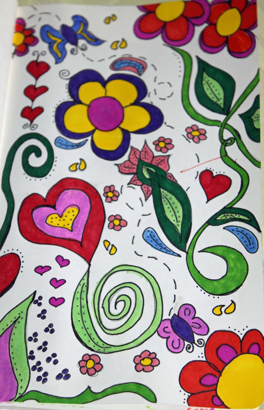 Gifts for Nonnie: Doodling, doodling, doodling...