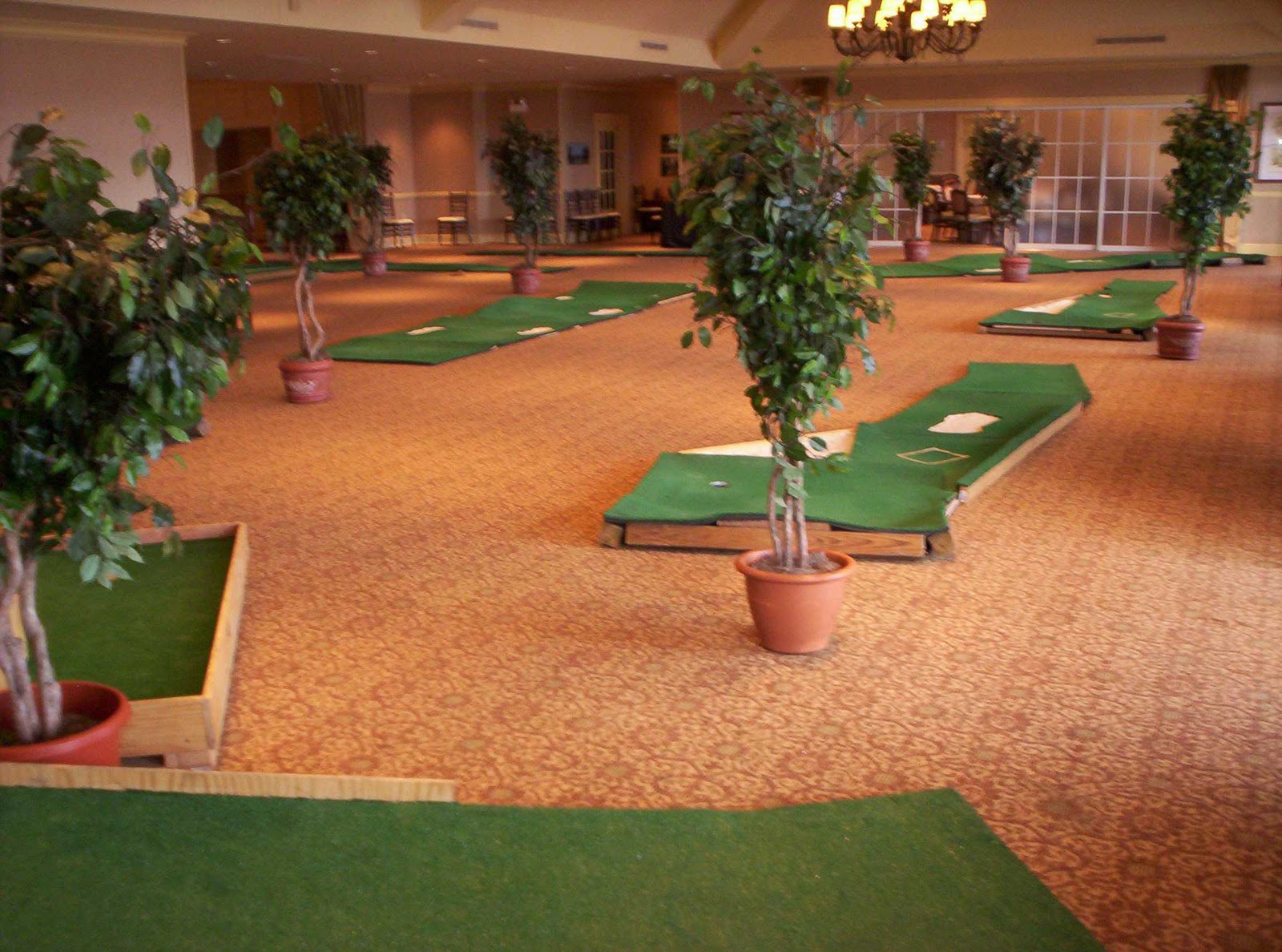 River Creek Club Golf Course Maintenance: Indoor putting course at ...