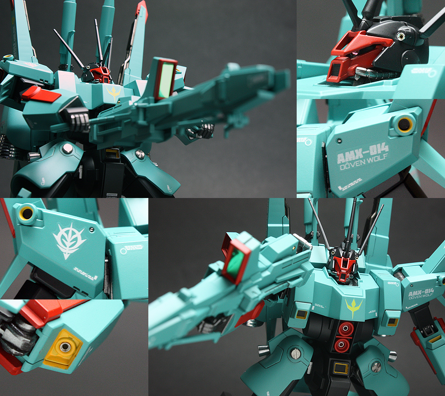 HGUC 1/144 AMX-014 Doven Wolf (ZZ Ver) Painted Build