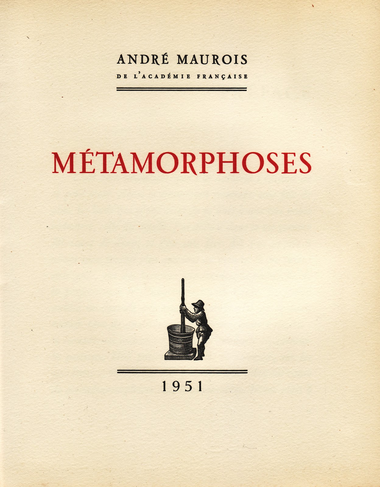 Miscellanées: André Maurois (1885-1967)