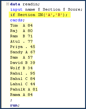 SAS : WHERE vs. IF Statements