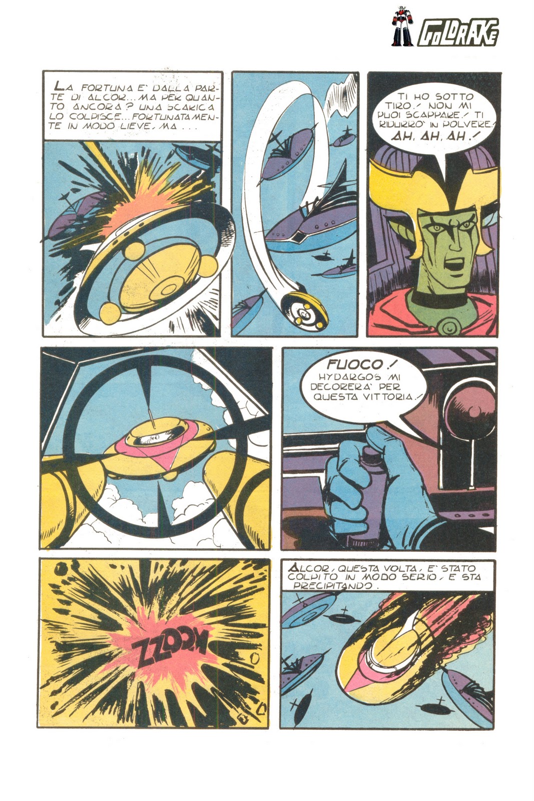 I MANGA ITALIANI: Goldrake - #05 - La Minaccia viene dalla Montagna (2a ...
