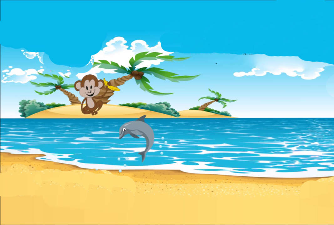 Monkey and the Dolphin - Short Story for Kids - Moral Stories For Children
